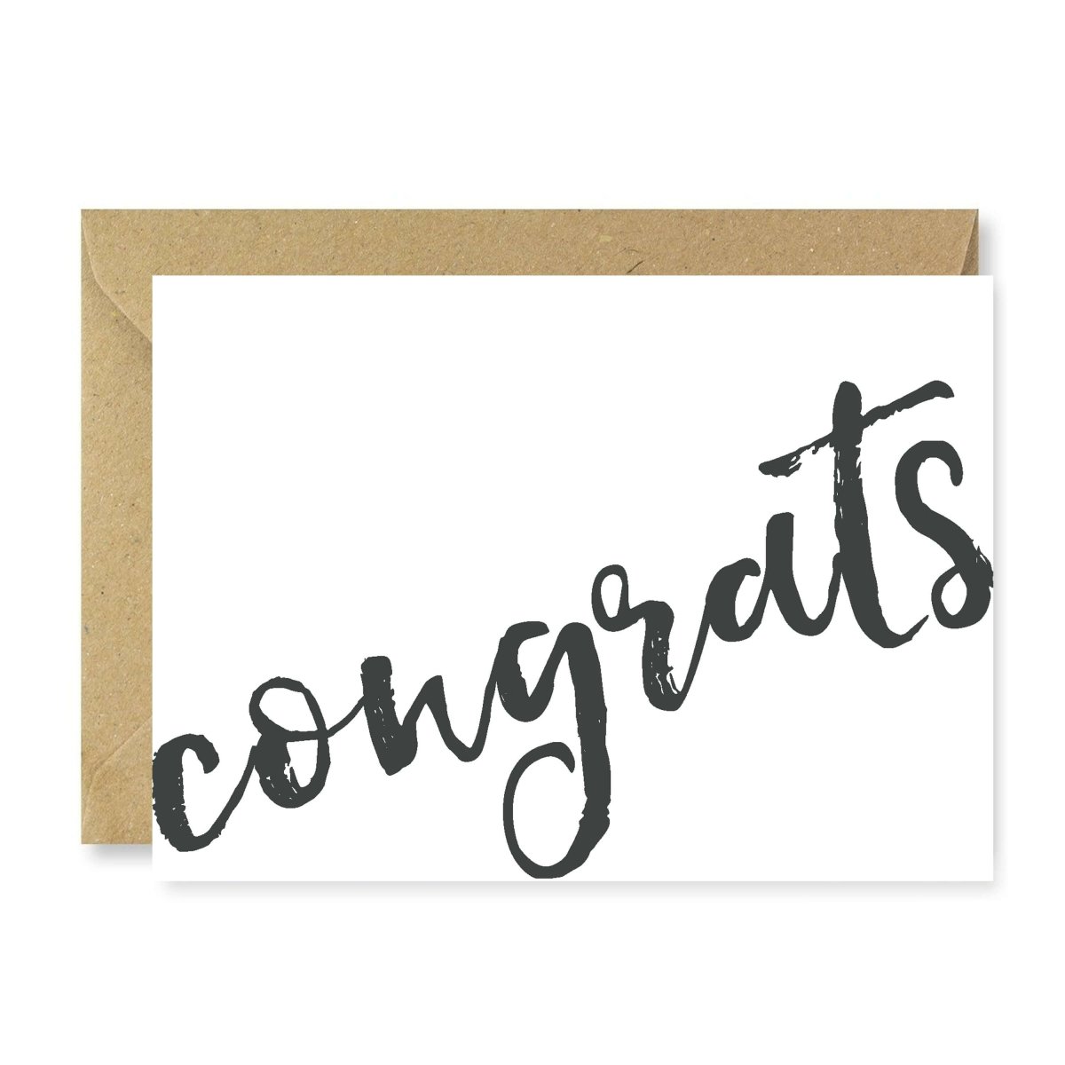 Grey Congrats Card | Congratulations - Hue Complete Me