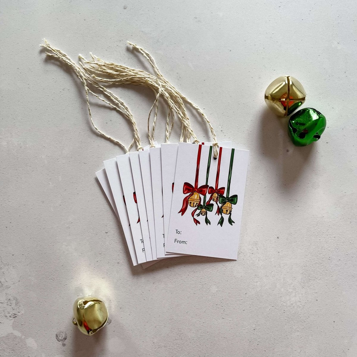 Jingle Bells Christmas Gift Tags - Hue Complete Me