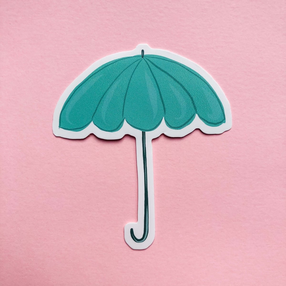 Umbrella Vinyl Sticker