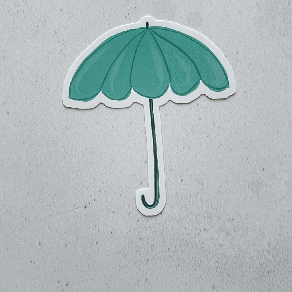 Umbrella Vinyl Sticker